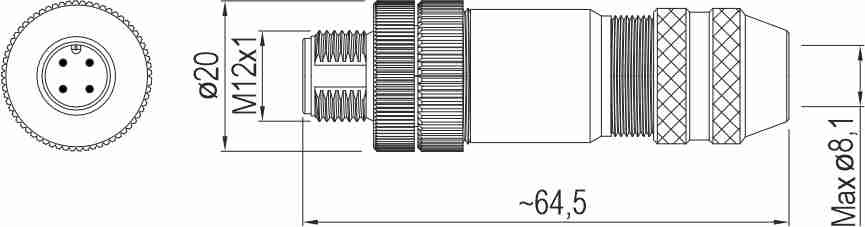 Круглые разъемы M8 и M12 | Общепромышленные и интерфейсные разъемы KIPPRIBOR